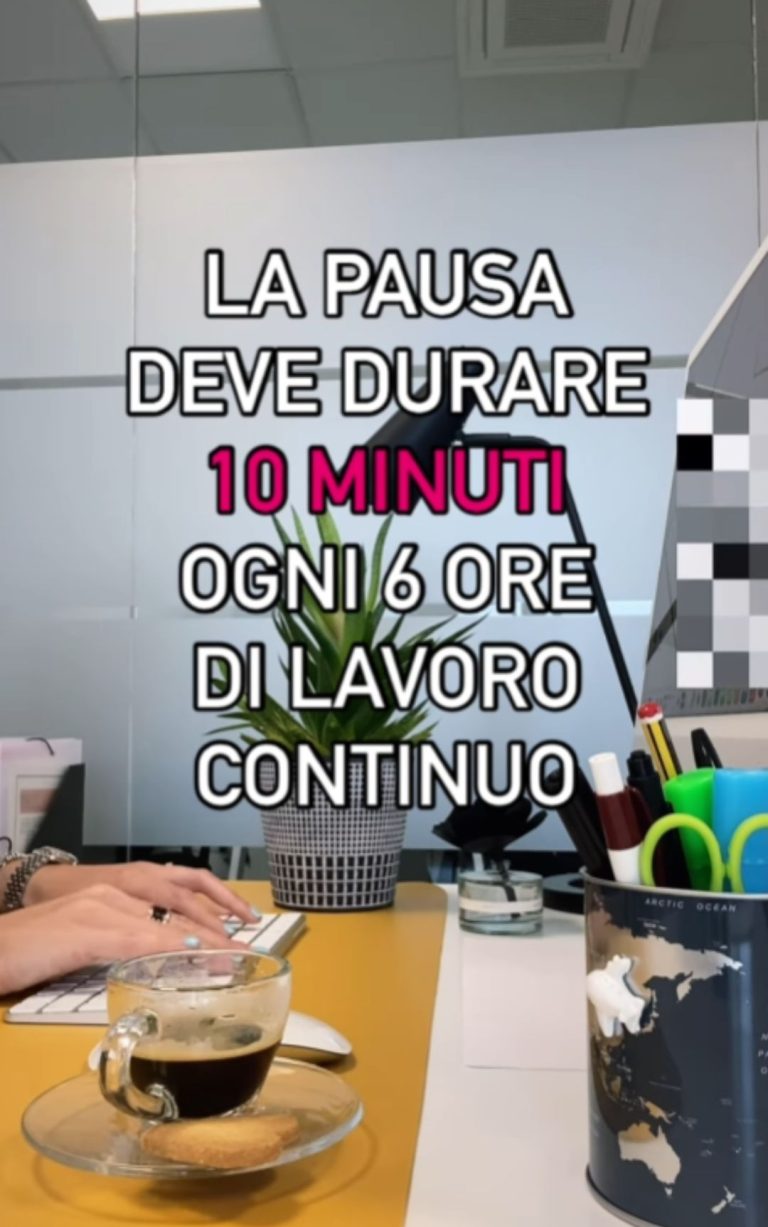 Lavoro, quanto deve durare la pausa caffè? "È stabilito dalla legge ma ...