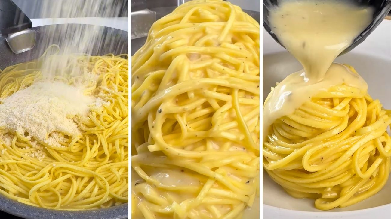 Pasta con burro, formaggio e pepe: la versione gourmet della 'pasta dei ...